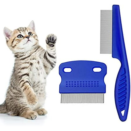 ShenMo Tick comb for dogs and cats, 2 flea combs with fine teeth to ...