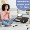 Laptop Desk Adjustable Laptop Stand Foldable Bed Table Portable Lap ...