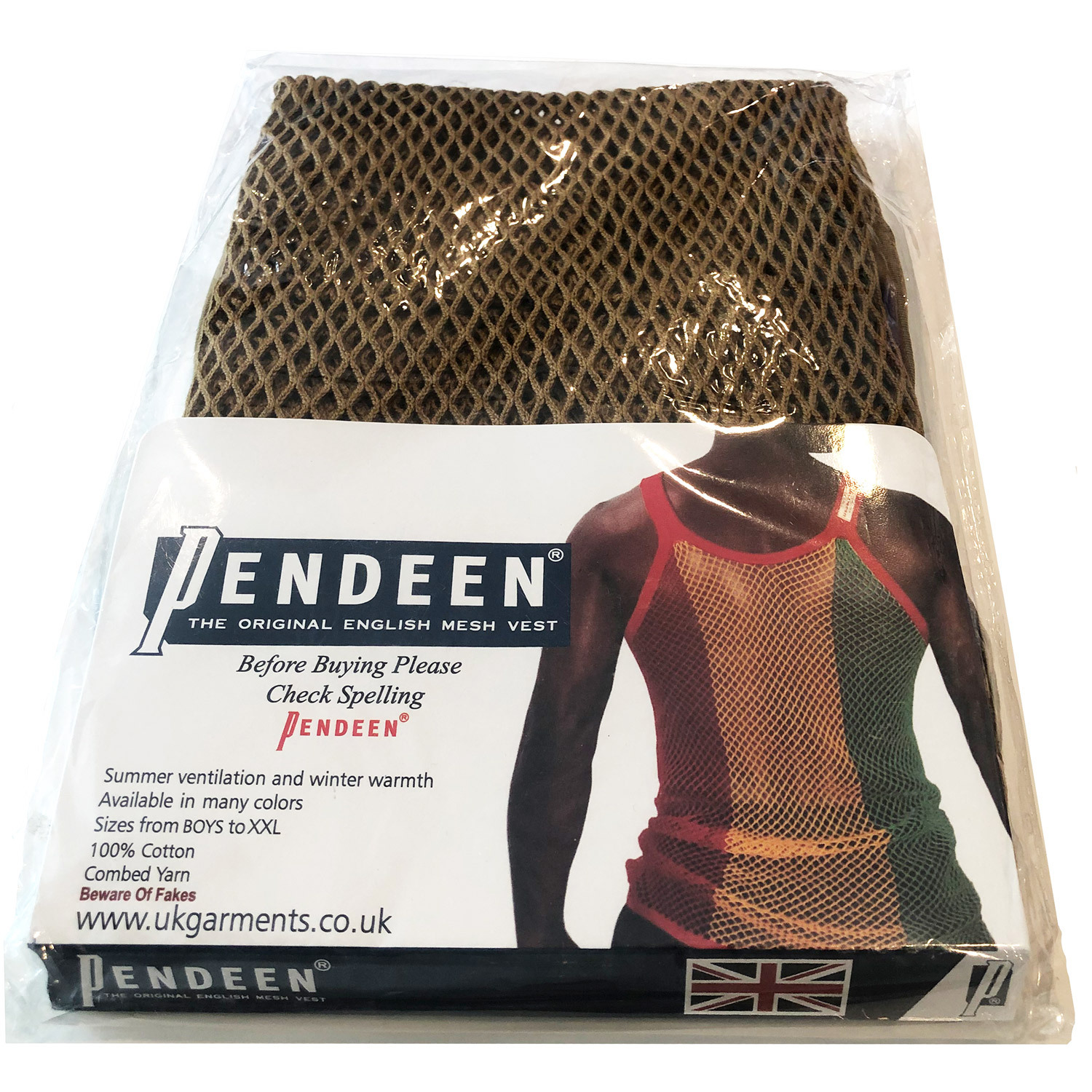 PENDEEN THE ORIGINAL ENGLISH MESH VEST (WHITE) ペンディーン メッシュベスト タンクトップ 網 ...