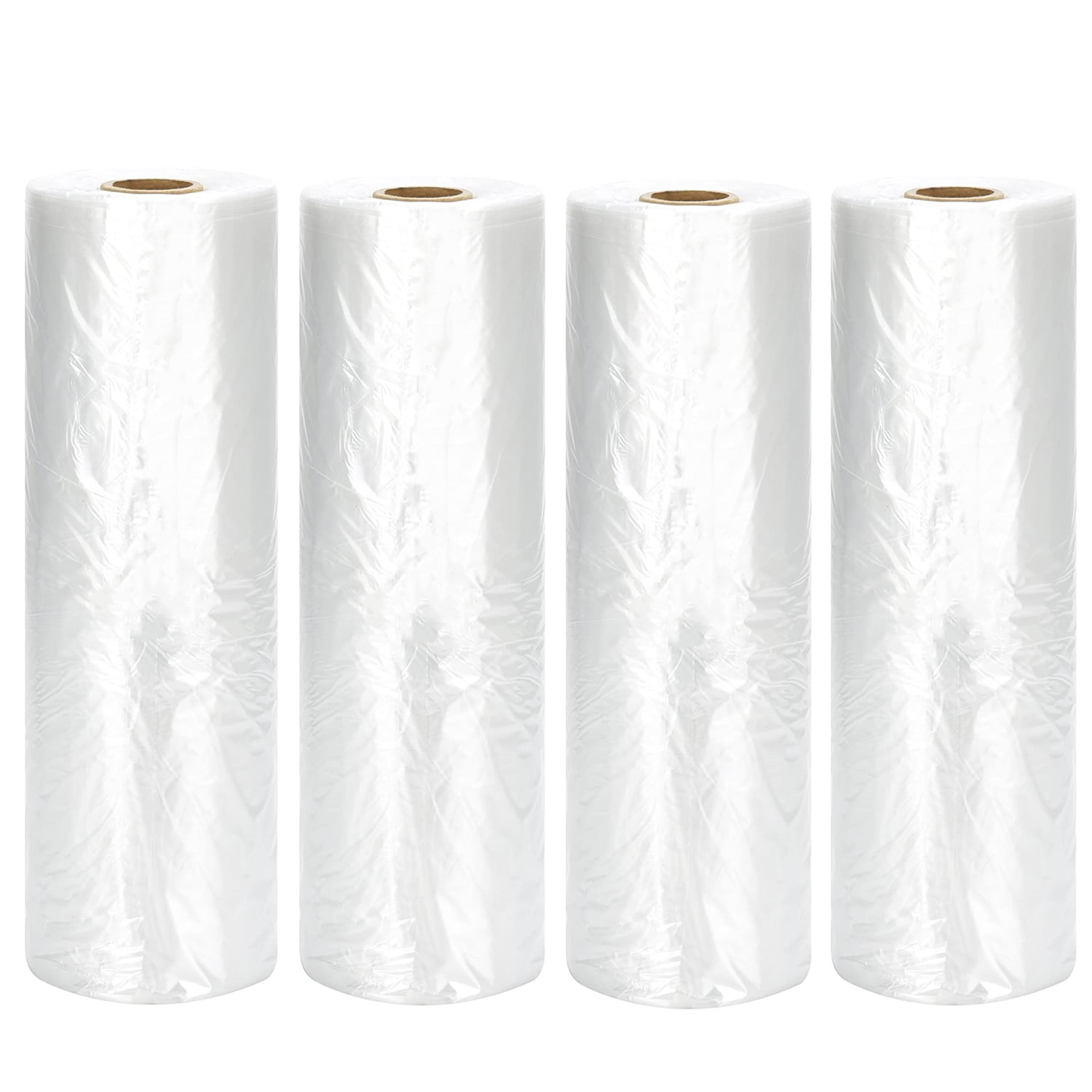 FungLam 12" x 20" 0.5 mil Plastic Produce Clear Bag on Roll (4 Rolls ...