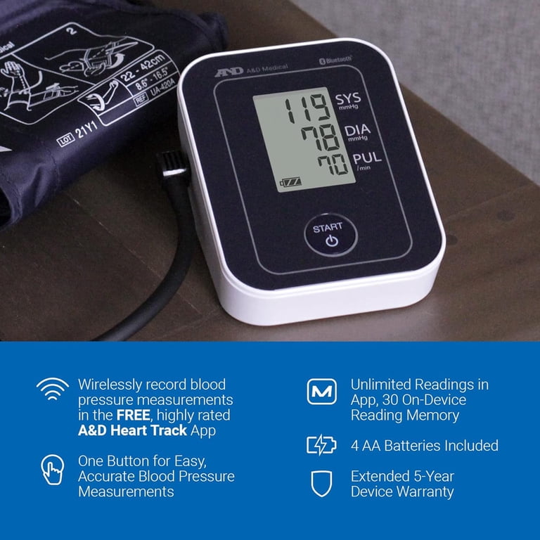 Microlife Blood Pressure Monitors A&D Medical UA-651 Upper Arm Blood ...