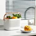 Rawiri Plastic Storage Baskets with Handles, Shower Caddy Shelf ...