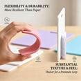 Erasable Badge Note Reusable Silicone ID Badge Notepad Portable Quick ...