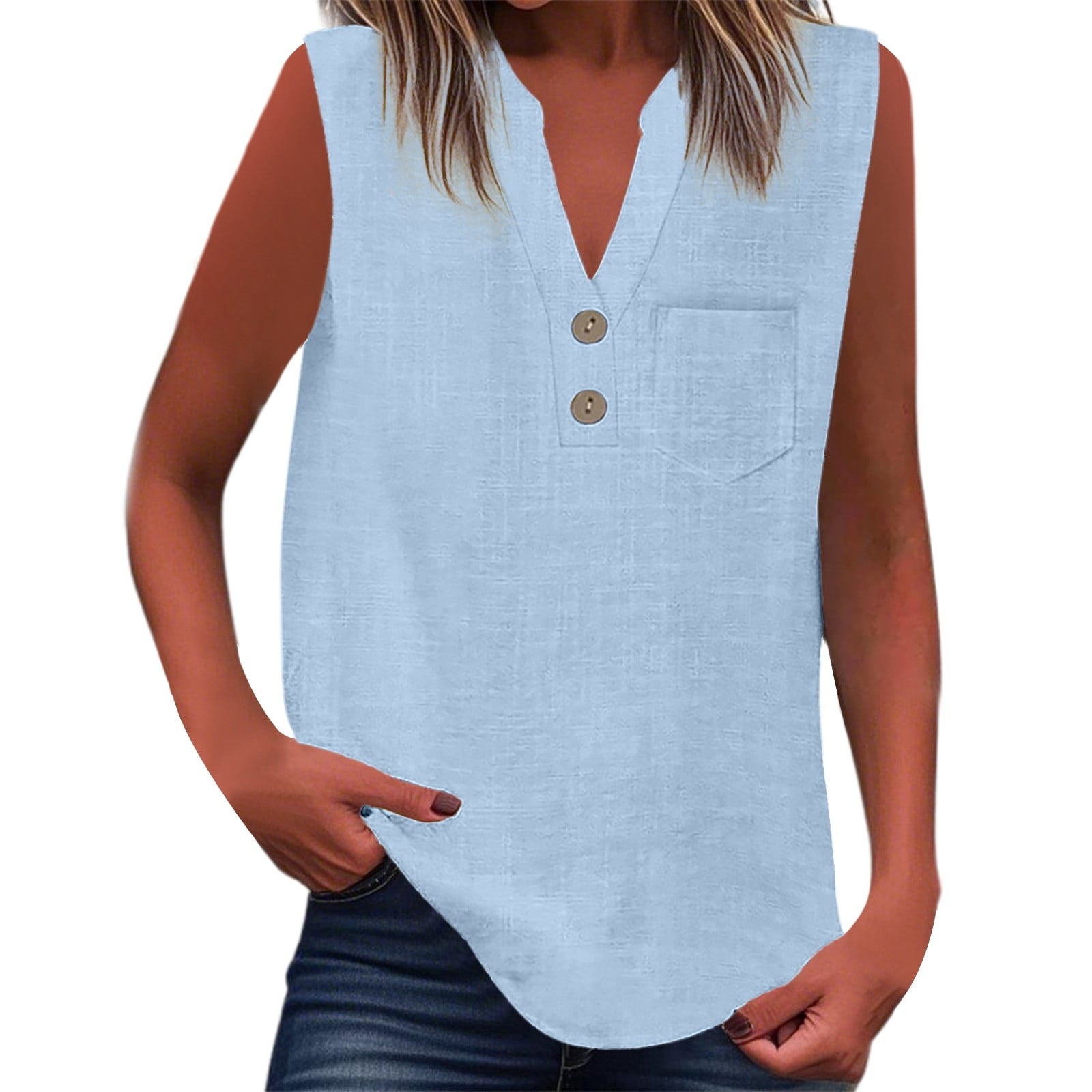 Click here for Chaochao Stylish Summer Womens Casual Button Down... prices
