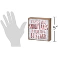 Collins Painting 5" 'If Kisses Were Snowflakes I'd Send You a Blizzard ...