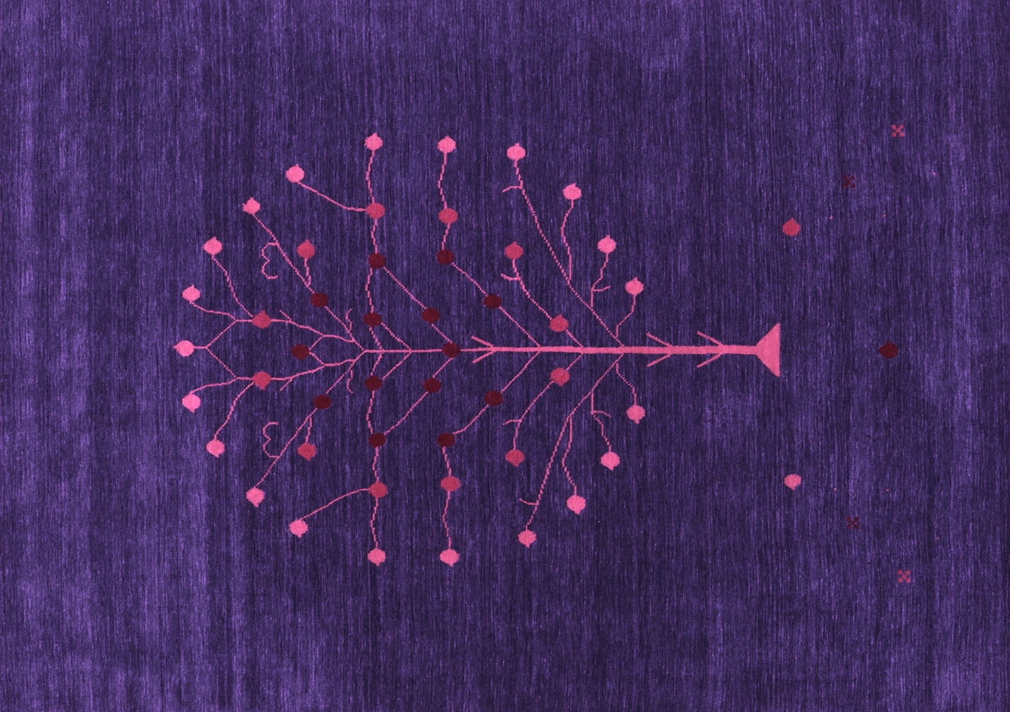 Ahgly Company Indoor Rectangle Abstract Purple Contemporary Area Rugs ...