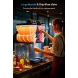 Tourua Commercial Slushie Machine, Margarita Daiquiri Wine Frappe Slush ...