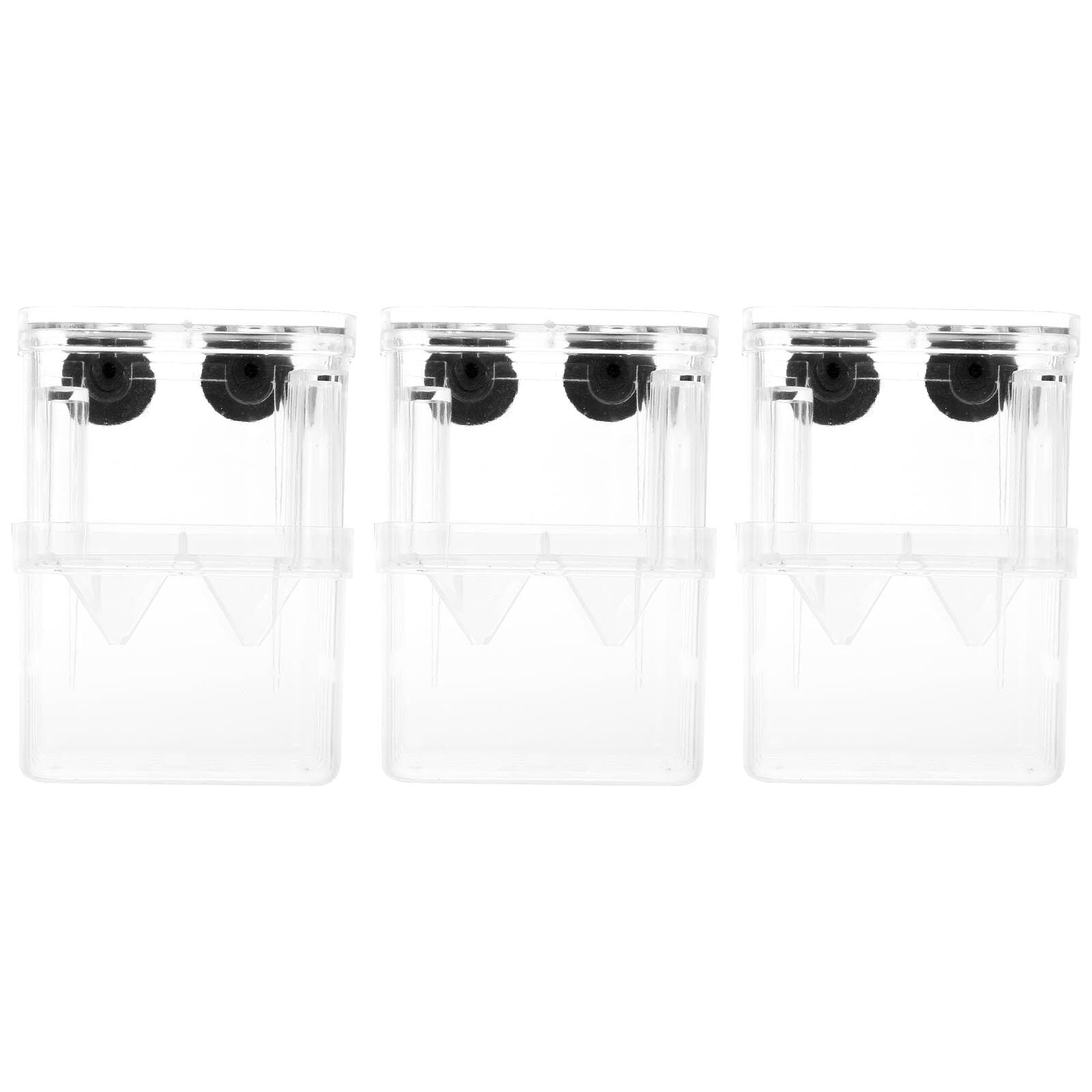 3pcs Small Fish Tank Isolation Boxes Guppy Breeding Box Small Fish ...