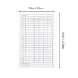 10pcs Golfs Score Record Cards Coated Paper Scorecards Score Record ...
