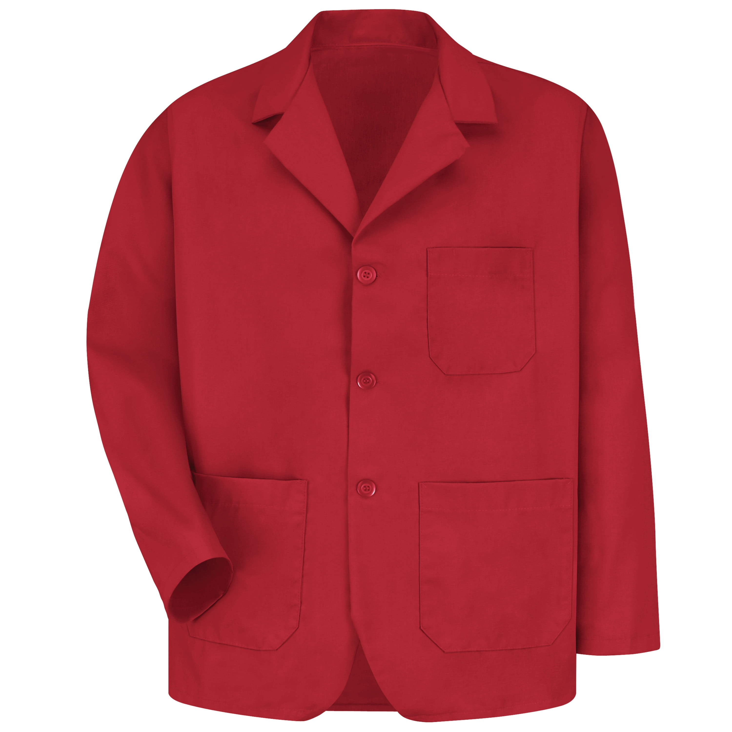 Red Kap® Men's Three Button Lapel Counter Coat - Walmart.com