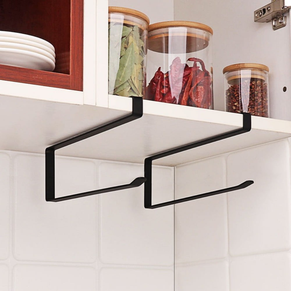 TRIANU Paper Towel Holder 2 Pack Hanger Kitchen Paper Towel Racks Under ...