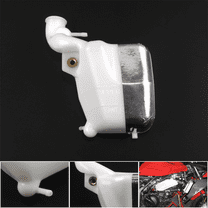 Radiator Water Coolant Reservoir Overflow Tank w/Cap Compatible with ...