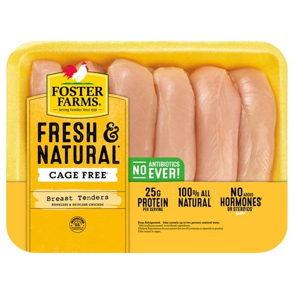 bettergoods Chicken Tenders, 16 oz Fully Cooked Breaded Chicken Breast ...