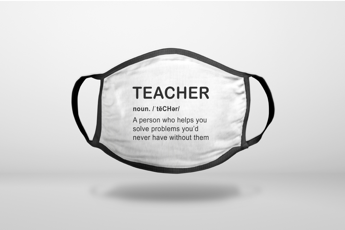 Math Teacher Face Mask