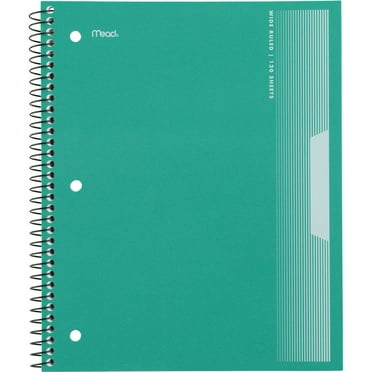 Mead Spiral Notebook 3 Subject WR, Blue - Walmart.com