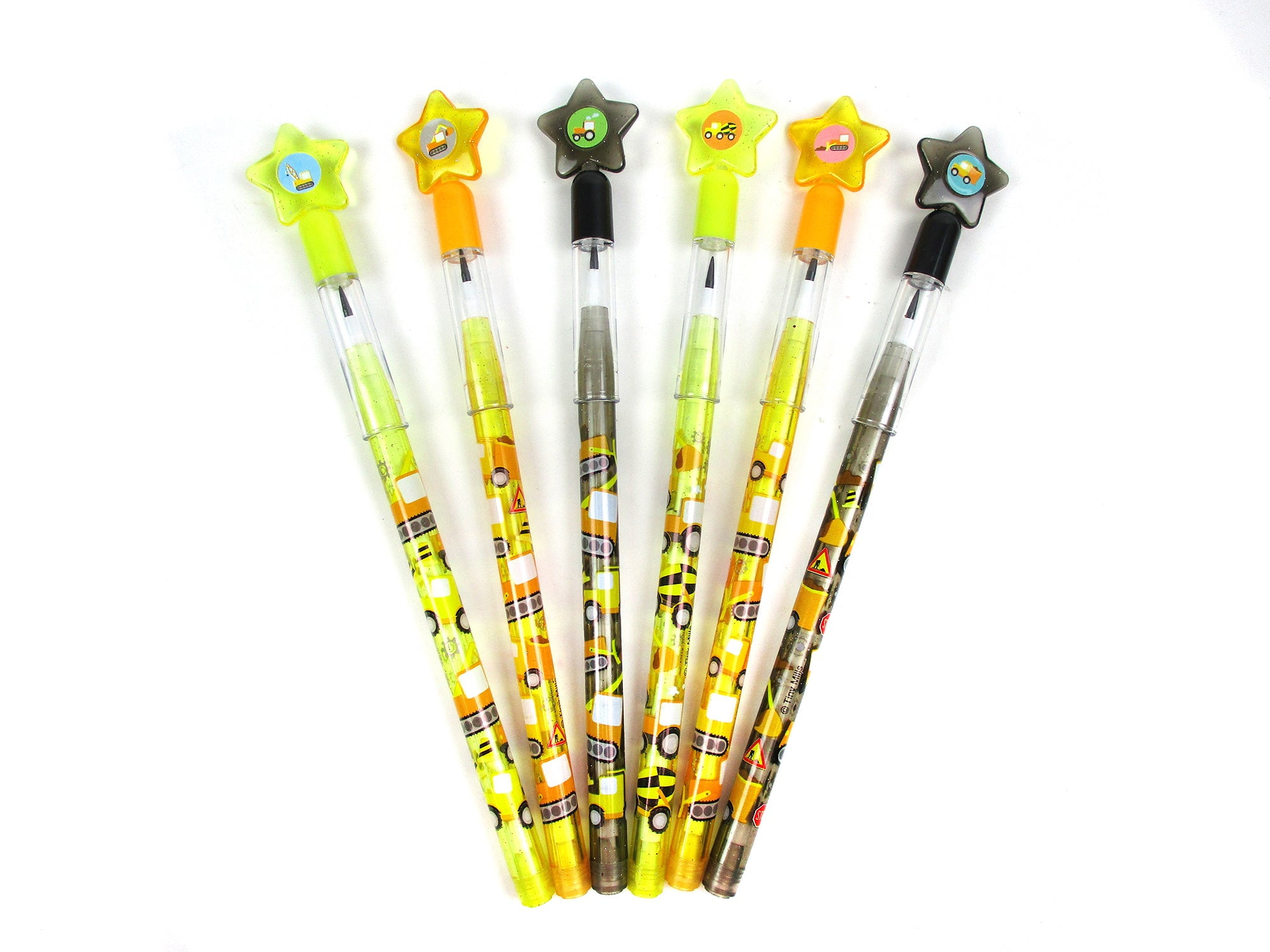 24 Pcs Construction Multi Point Pencils - Walmart.com