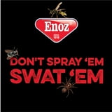 Enoz Sergeant Swat Multipurpose Fly Swatter, Indoor House Gnat ...