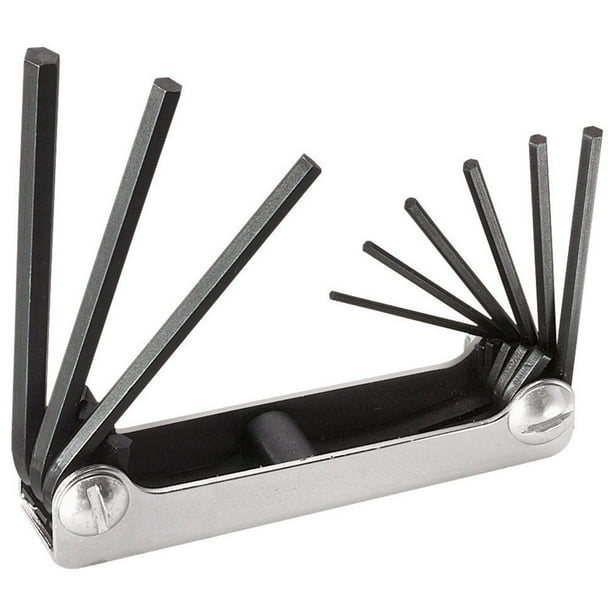 Klein Tools 70591 Nine-Key Inch Folding Hex Key Set - Walmart.com