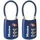 Master Lock 4688T Set Your Own Combination Tsa-accepted Cable Padlock ...