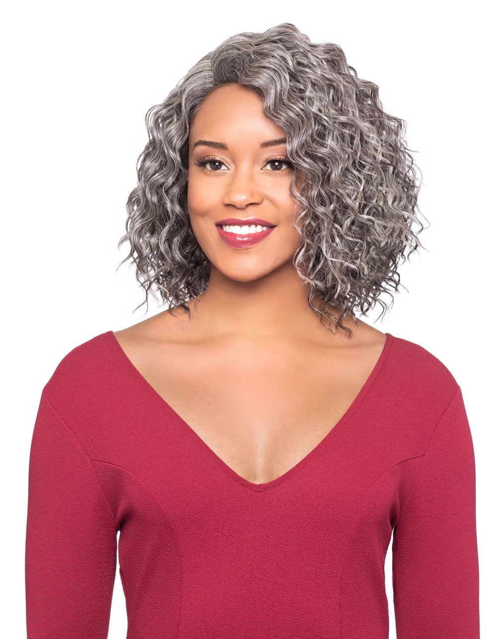 Foxy Silver Nellie Wig Syn - Color 3T44 - Walmart.com