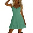 Shihyeh Womens Summer Dresses 2026 Flowy Boho V-Neck Beach Sundresses ...