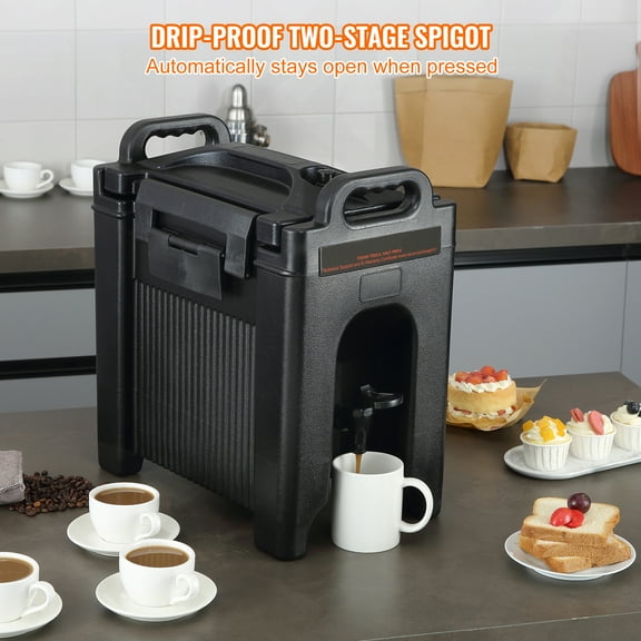 KFFKFF Insulated Iced and Hot Beverage Server/Dispenser 5 Gallon ...