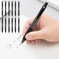Darzheoy 12 Pack Retractable Gel Pens 0.5mm, Black Ink Pen Extra Fine ...