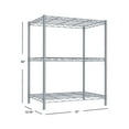 3 Tier Steel Wire Shelf, Grey - Walmart.com