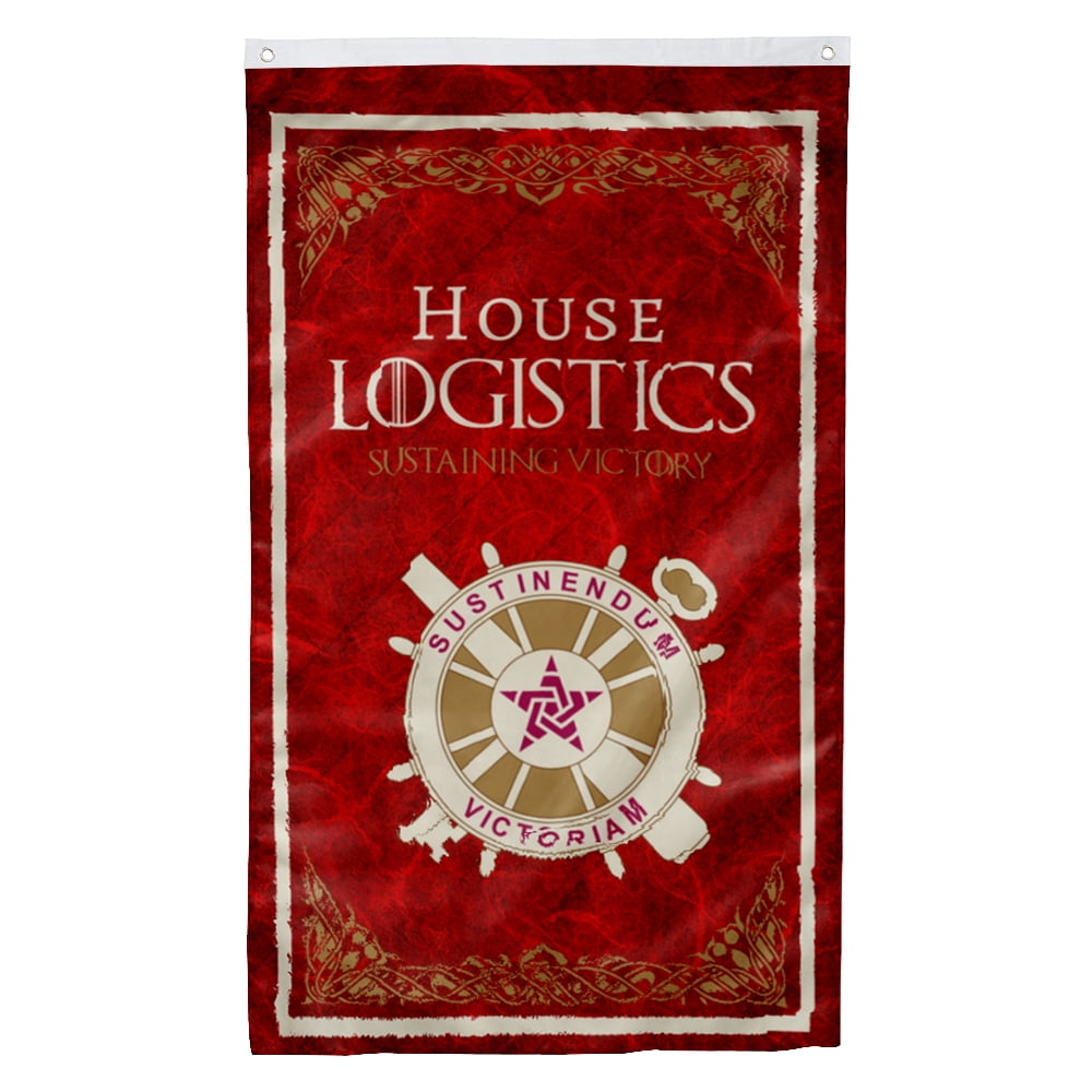 Cayyon House Logistics Flag 3x5Feet Military Banner with 2 Brass ...
