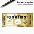 sunsanly Golden Ticket Scratch-off Card Gravure Printing Scratch Reveal ...