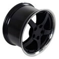 New 17 inch Aluminum Wheel for 97-04 Chevrolet Corvette Black Rim ...