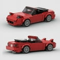 MOC Racing Sports Car Vehicle City Speed Racer Technique Model Building ...