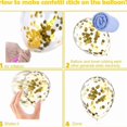 39pcs Sunflower Theme Balloon Set - Yellow and White Balloons with ...