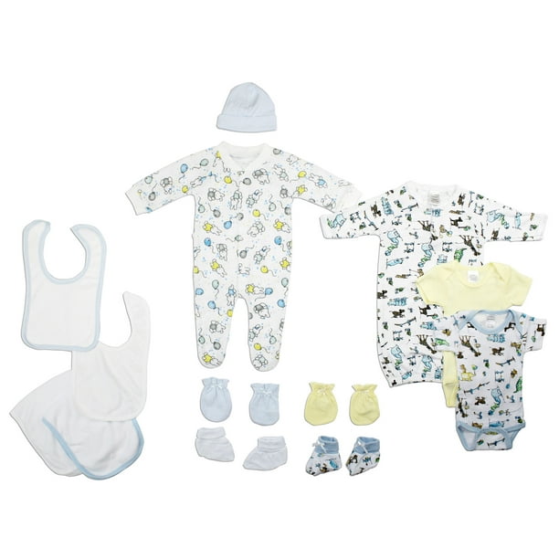 Bambini Neutral Newborn Baby 11 Pc Layette Baby Shower Gift Set ...
