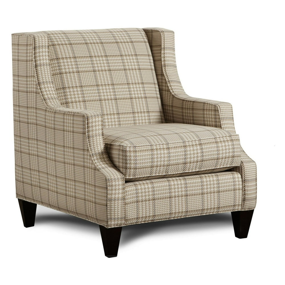 Chelsea Home Furniture Delling Houndstooth Wingback Chair - Walmart.com ...
