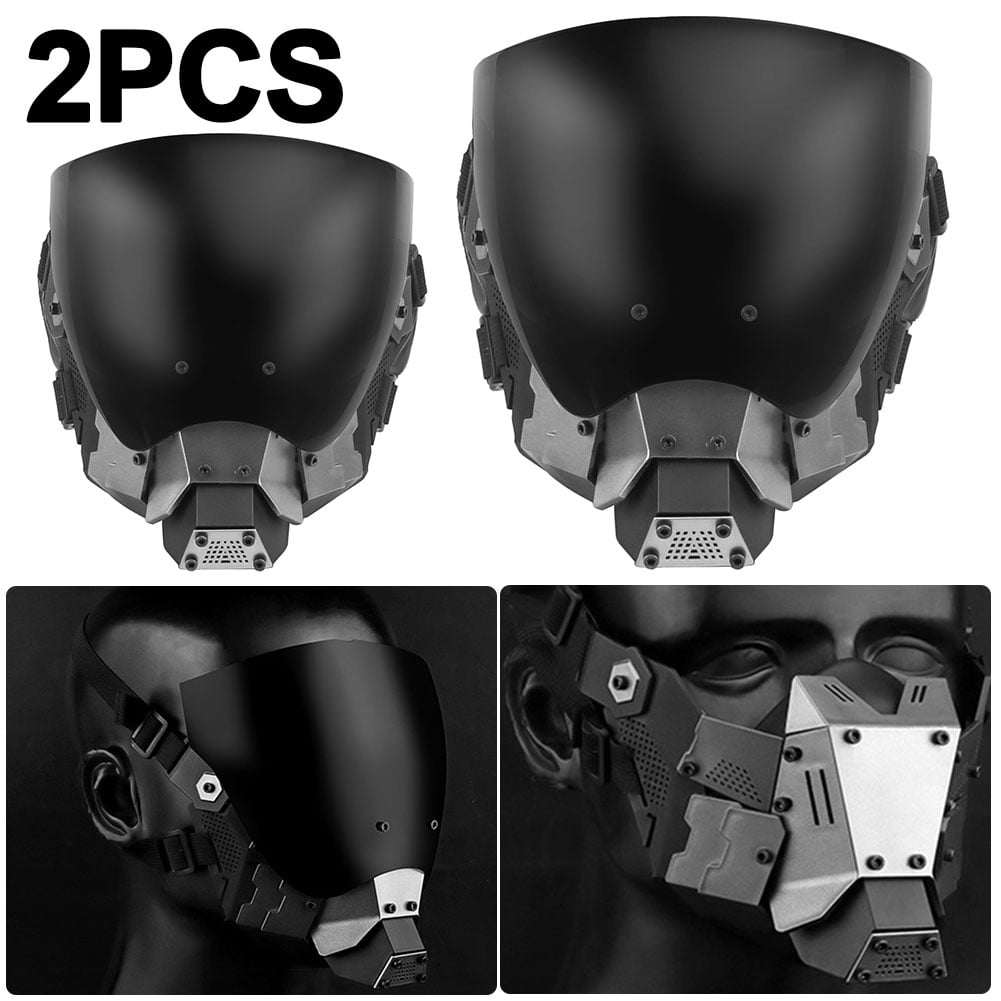 Cyberpunk Cool Cosplay Máscaras Máscara Transpirable Equipo Protección ...