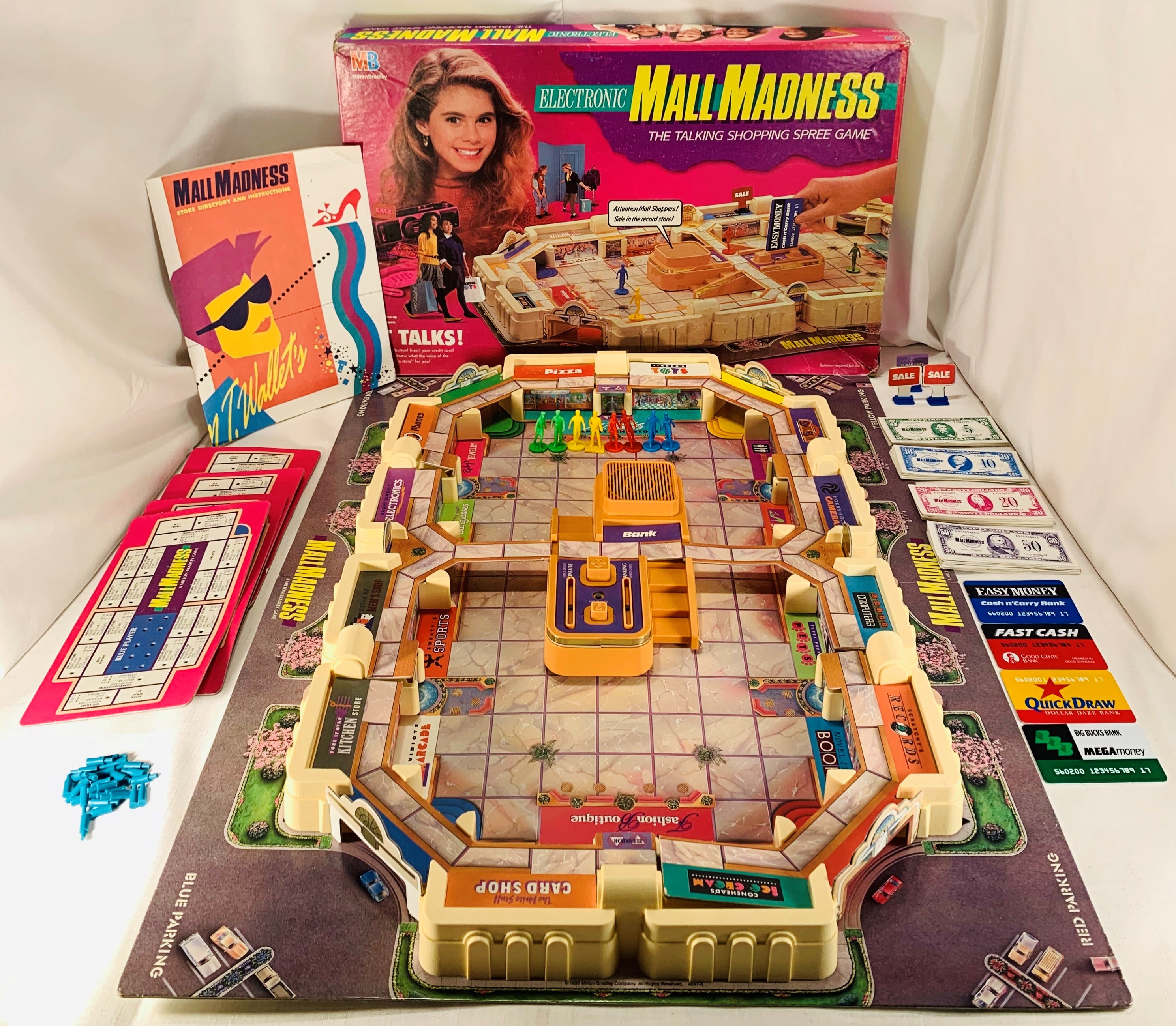Mall Madness Game - 1989 - Milton Bradley - Great Condition - Walmart.com