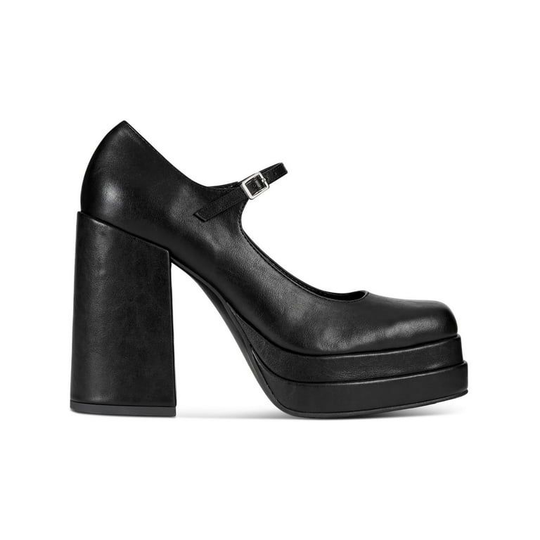 WILD PAIR Womens Black 1-1/2 WILD PAIR Womens Black 1-1/2