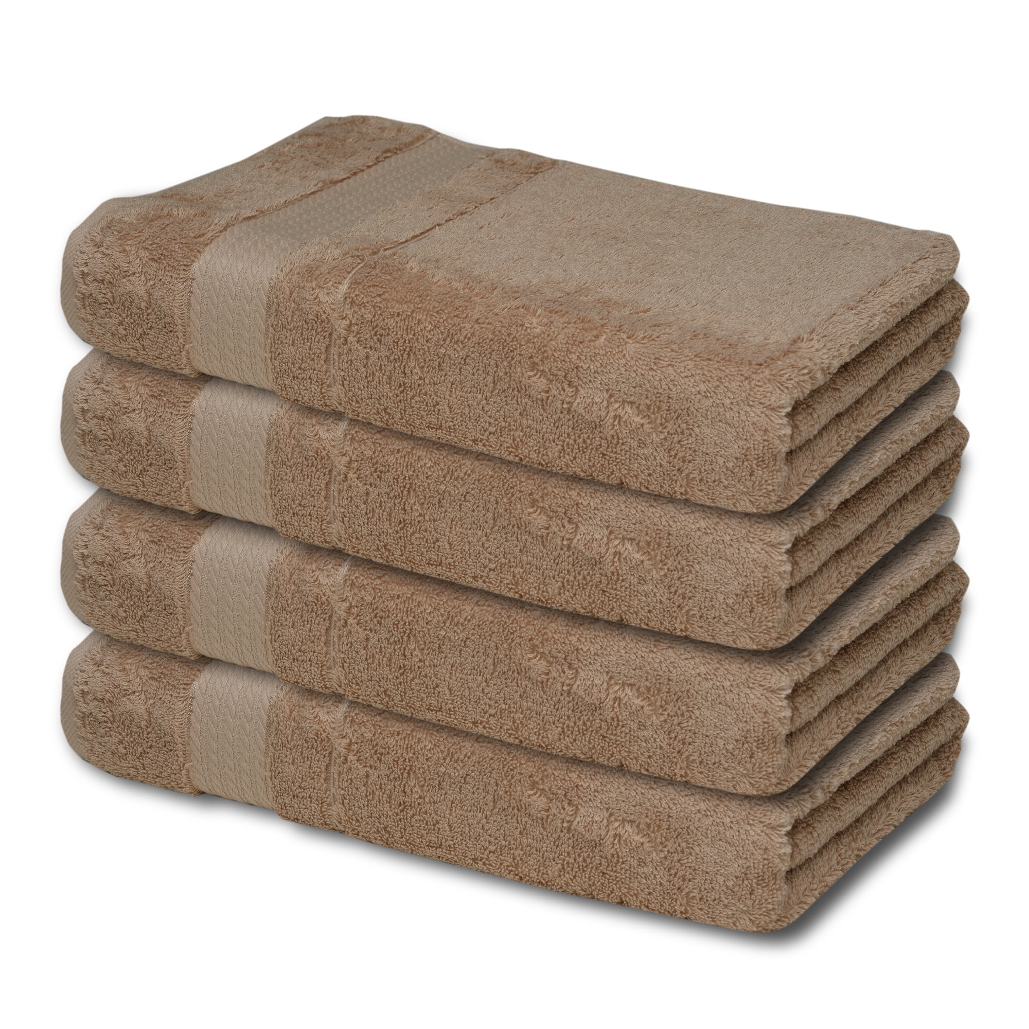 Melissa Linen, 4 Pack Washcloth, Super Absorbent, Ultra Durable Weave ...