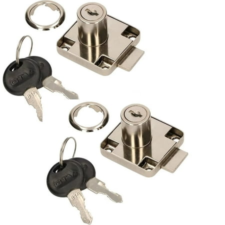 YDJKET Set of 2 furniture locks 40 x 40 mm screw-on for furniture doors ...