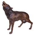 Design Toscano The Howl of The Wild Wolf Cast Bronze Garden Statue ...