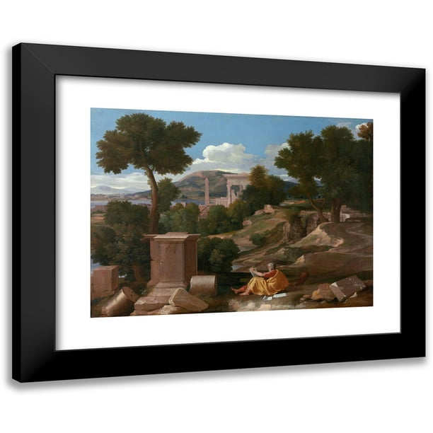 Nicolas Poussin 14x11 Black Modern Framed Museum Art Print Titled ...