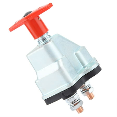 Battery Switch, Zinc Alloy Rustproof Battery Disconnect Switch Red ...