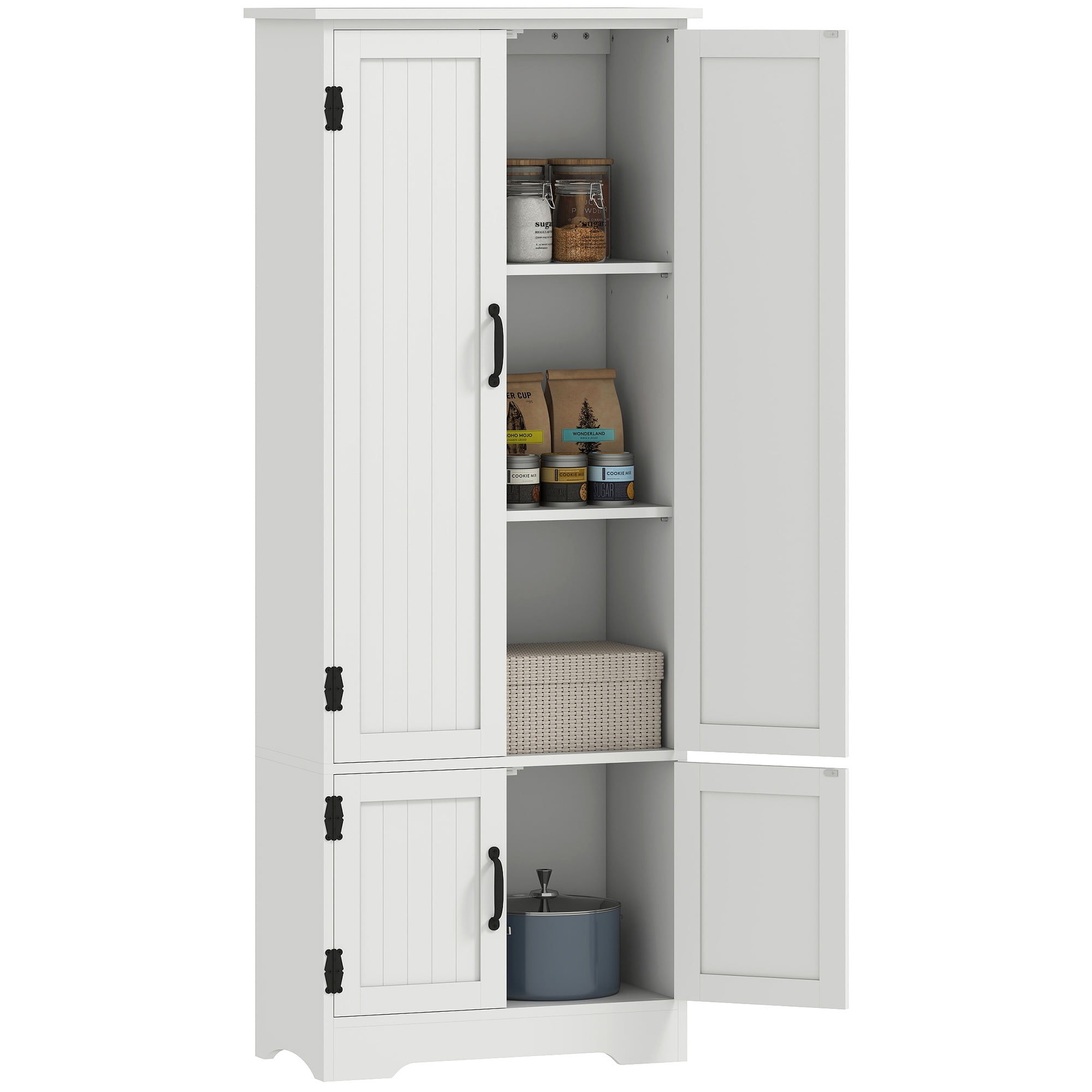 Click here for Homcom 60 Kitchen Pantry  Kitchen Storage Cabinet... prices