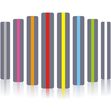 16 Pcs Reading Ruler, Dyslexia Guided Reading Strip, Colored Highlight ...