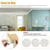 3D PVC Waterproof Self Adhesive Wallpaper Border, Elegant Floral ...