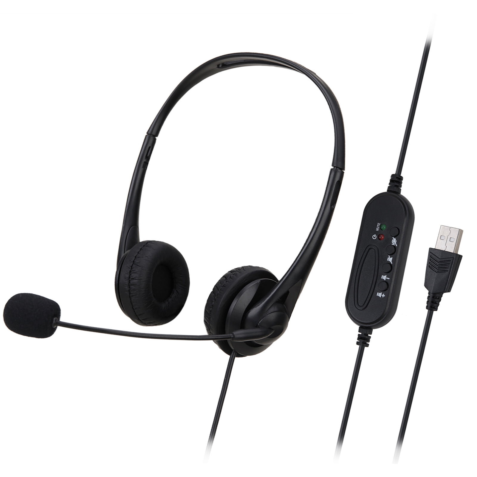 SY490MV Call Center Wired Headset Wired Control USB Port With ...