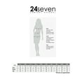 24seven Comfort Apparel Maternity Abstract V Neck Cap Sleeve Knee ...