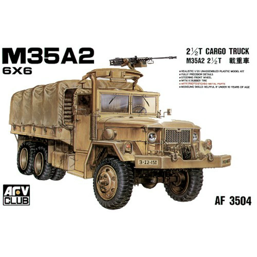 AFV35004 1:35 AFV Club M-35A2 2 1/2 Ton Cargo Truck #35004 [MODEL ...