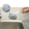 Kitchen Pot Washing Brush Hydraulic Brush Automatic Liquid Filling ...